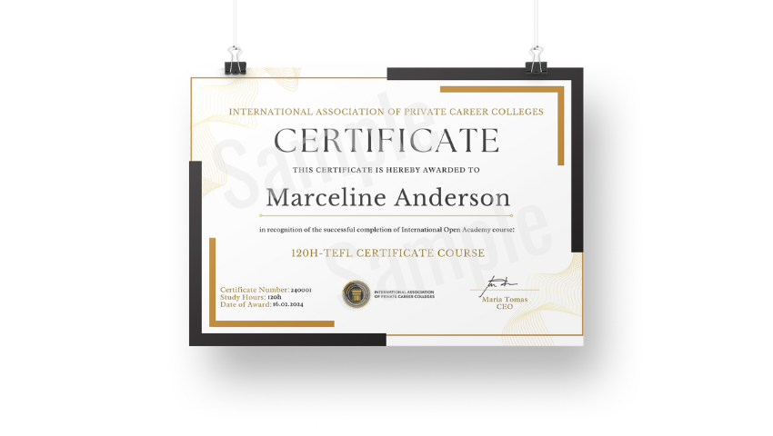 IAPCC Certificate – International Open Academy
